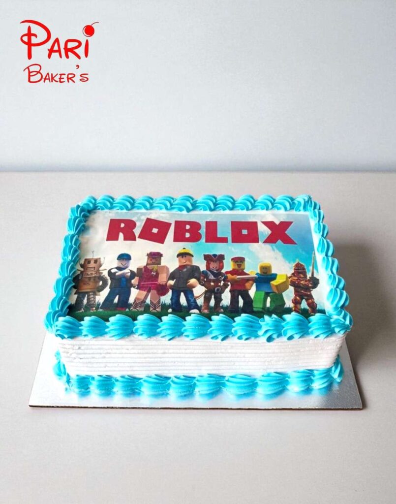 Roblox Photo Print Cake - paribakers.com